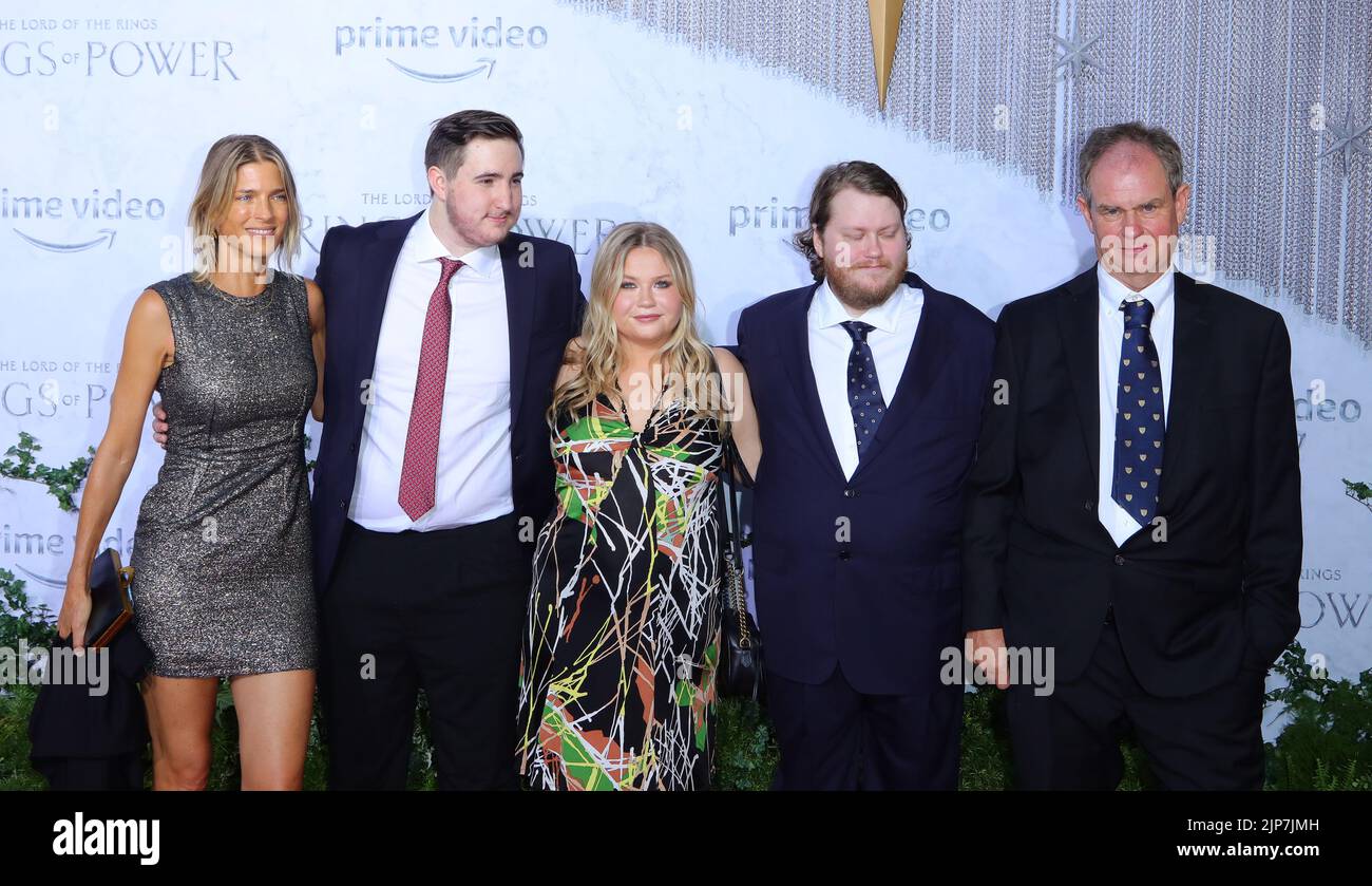 Culver City, USA. 15th Aug, 2022. Anna Tolkien, Nicholas Tolkien, Simon ...