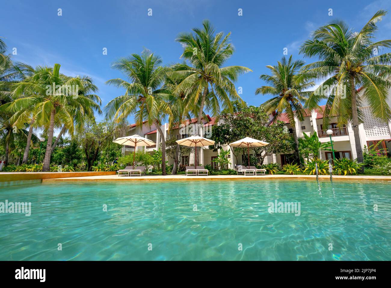 View of the swimming pool on the premises of 4-star Pax Ana resort in ...