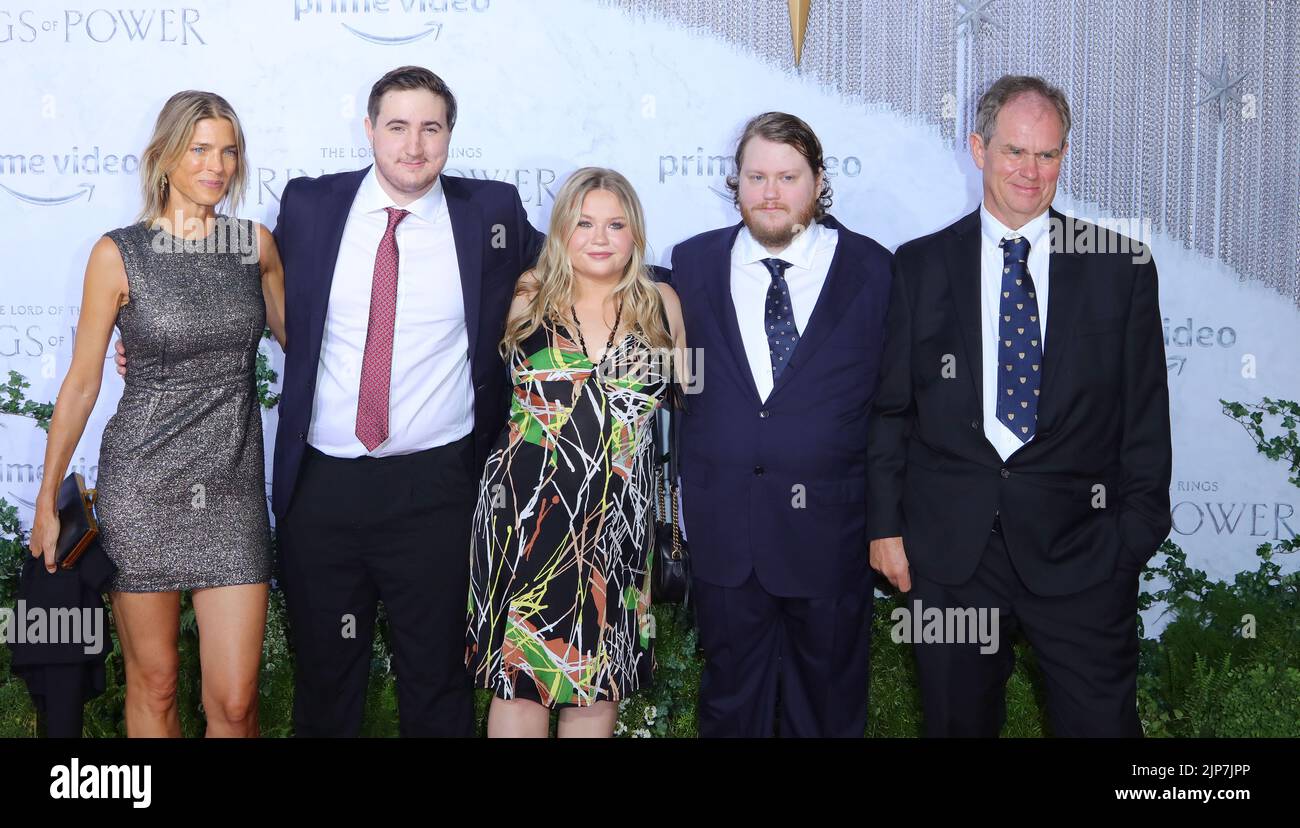 Culver City, CA, August 15, 2022 .Anna Tolkien, Nicholas Tolkien, Simon ...