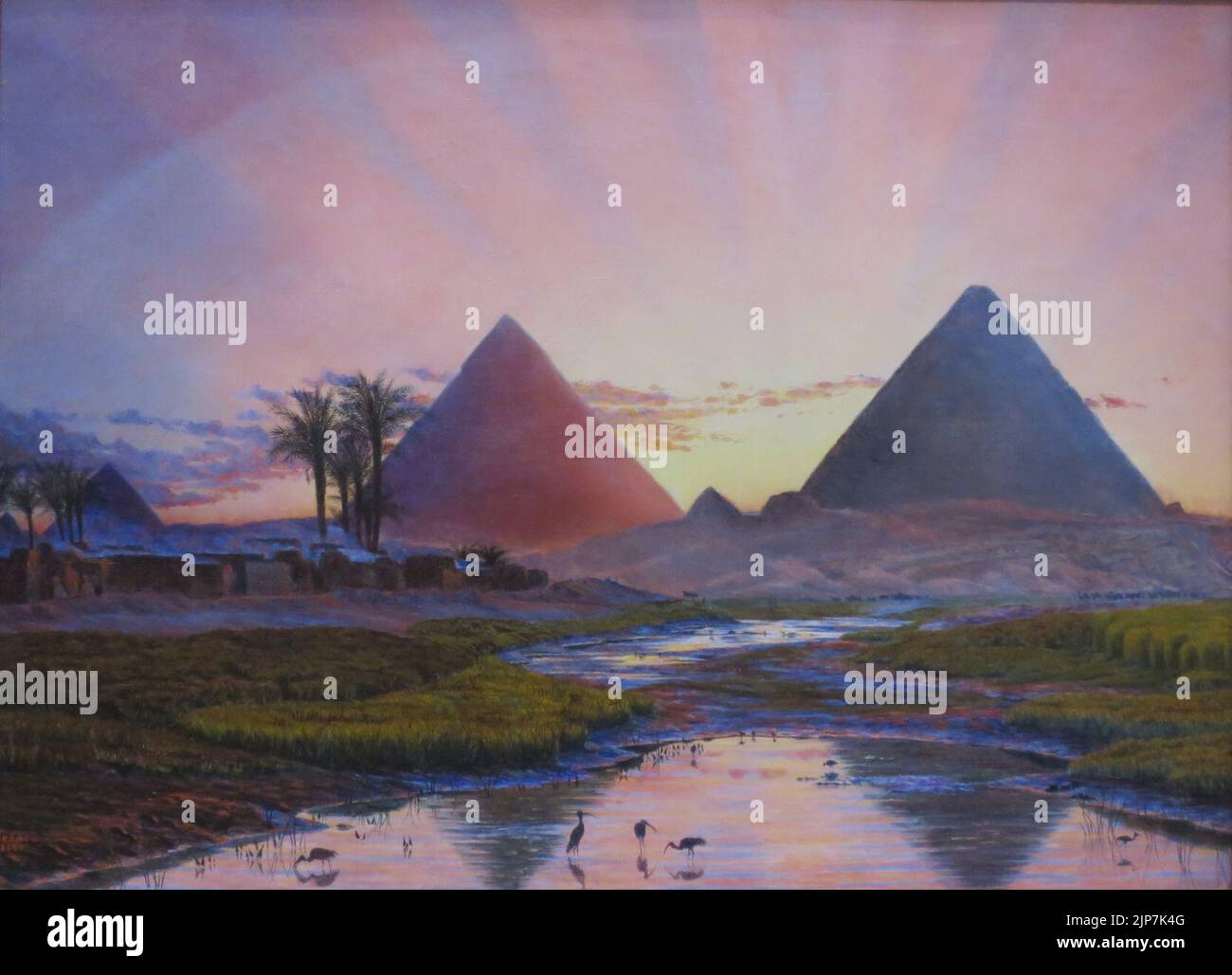 The Pyramids at Gizeh by Thomas Seddon, California Palace of the Legion ...