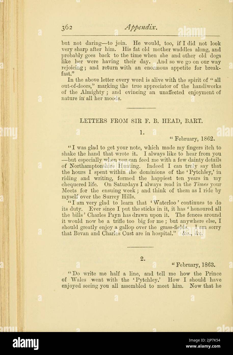 The Pytchley Hunt Stock Photo - Alamy