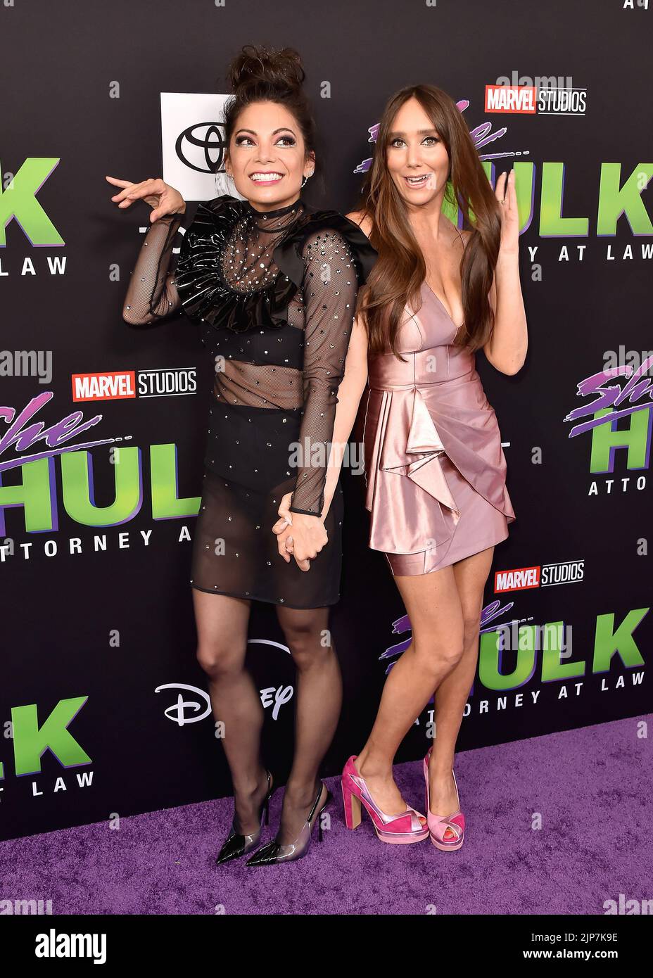 Los Angeles, USA. 15th Aug, 2022. Ginger Gonzaga and Patty Guggenheim ...
