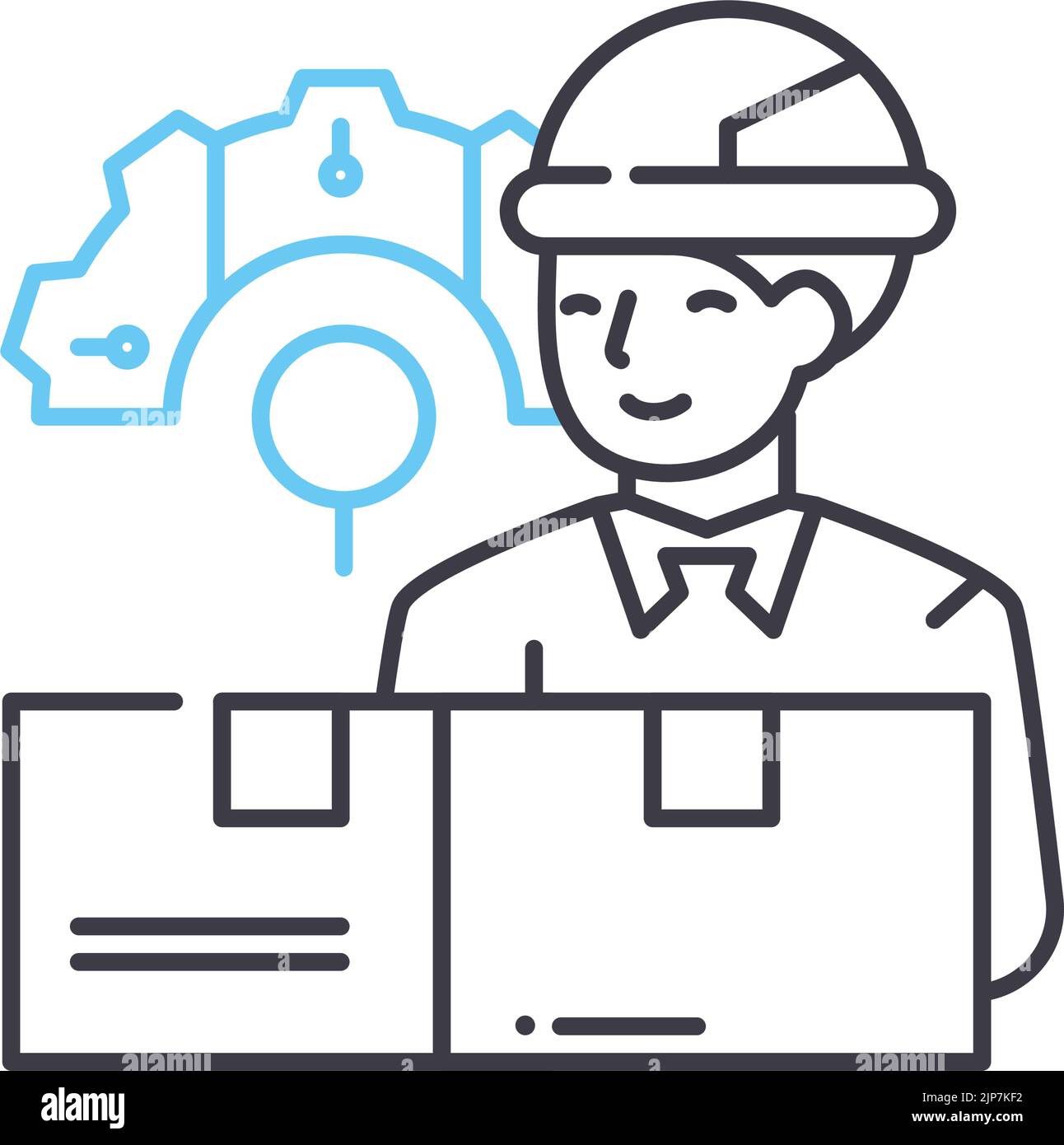 Assembly line production Stock Vector Images - Alamy