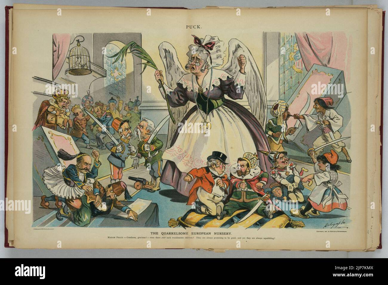 The quarrelsome European nursery - Dalrymple Stock Photo - Alamy