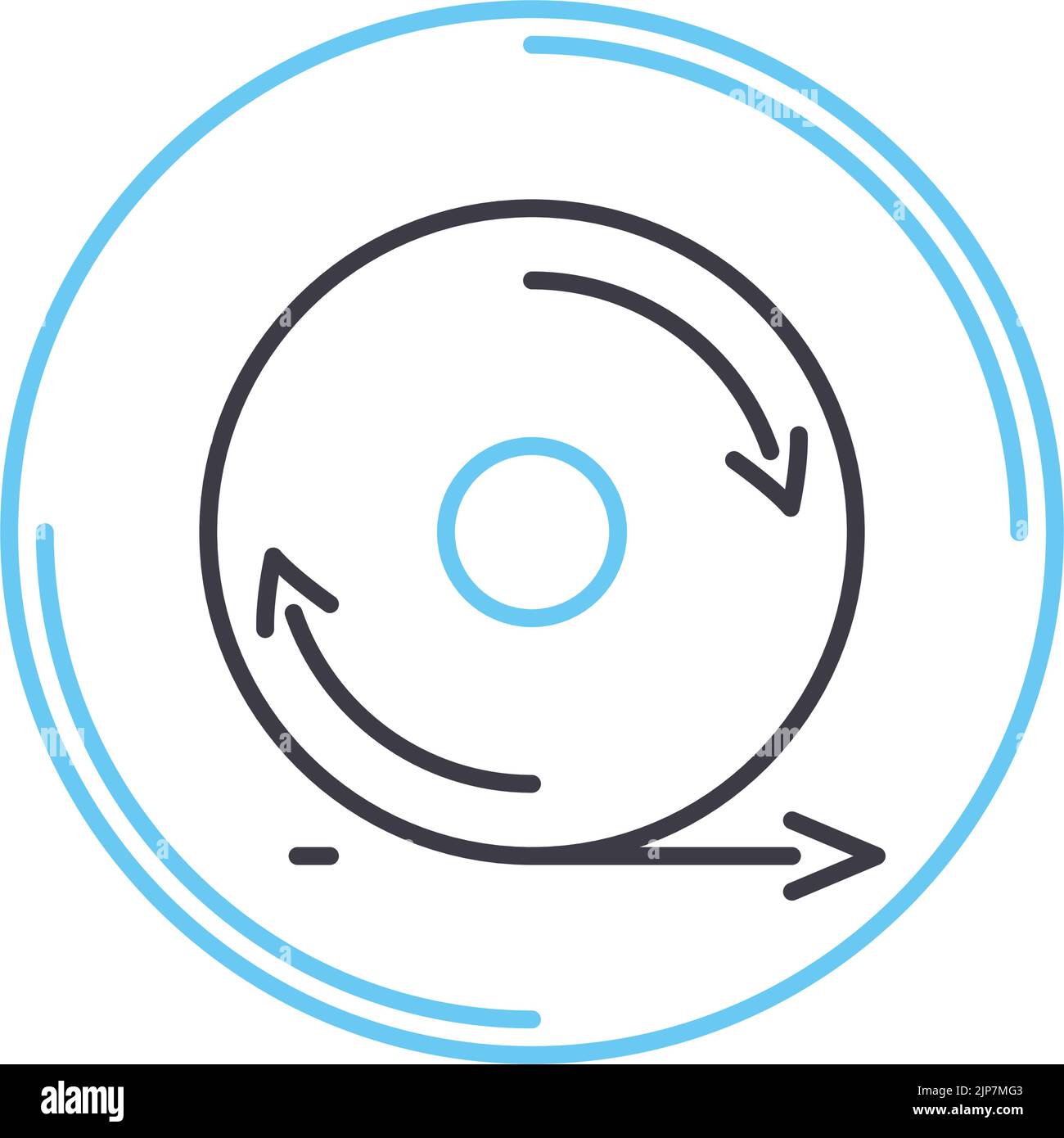 API tools implementation line icon, outline symbol, vector illustration ...