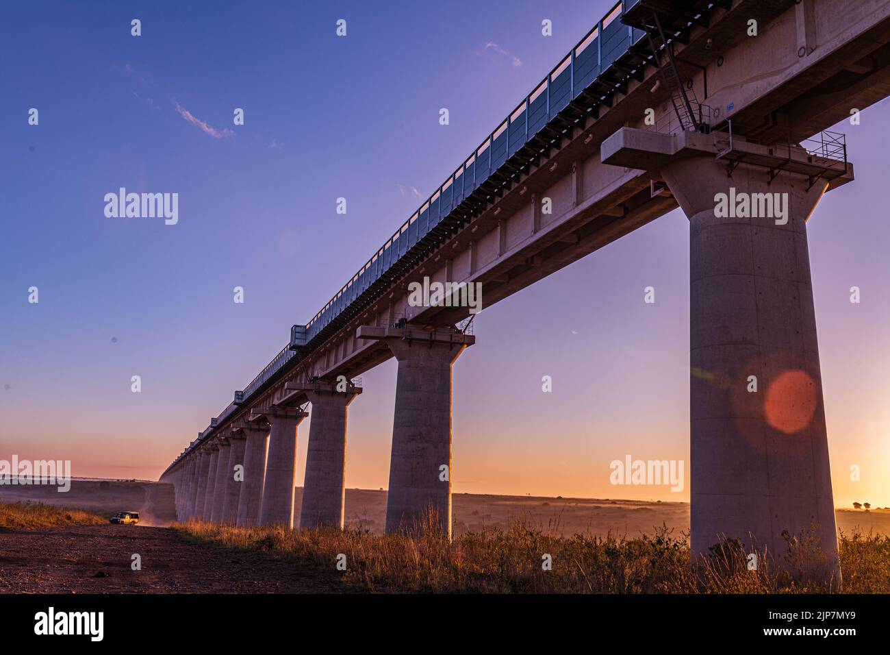 Nairobi National Park Kenya Railway Bridge Standard gauge railway ...