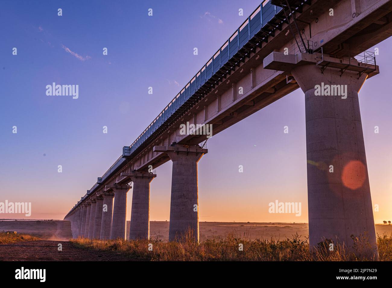 Nairobi National Park Kenya Railway Bridge Standard gauge railway ...