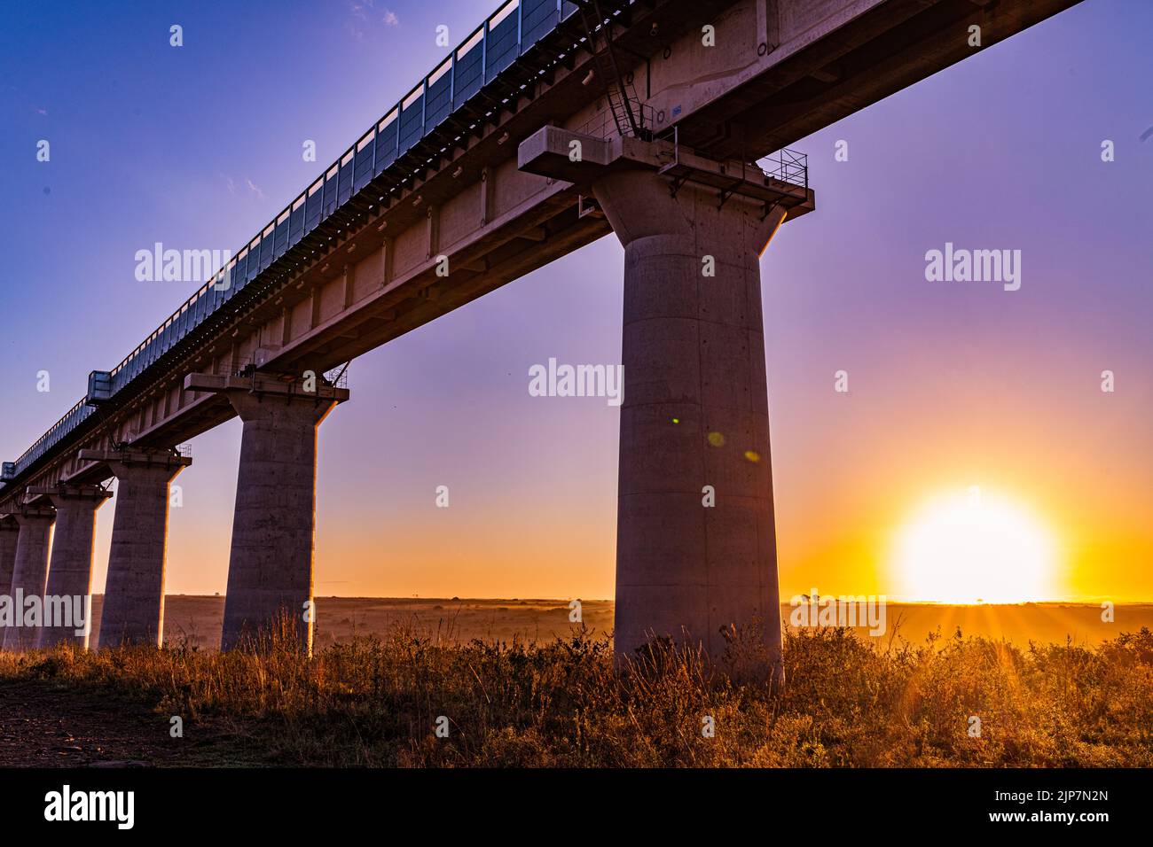 Nairobi National Park Kenya Railway Bridge Standard gauge railway ...