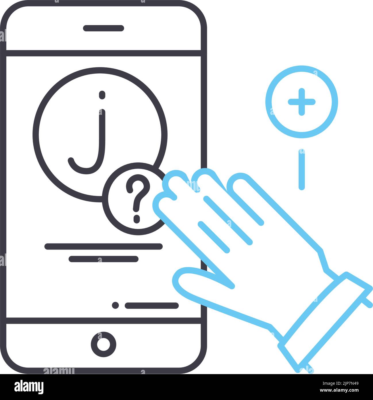 details line icon, outline symbol, vector illustration, concept sign ...