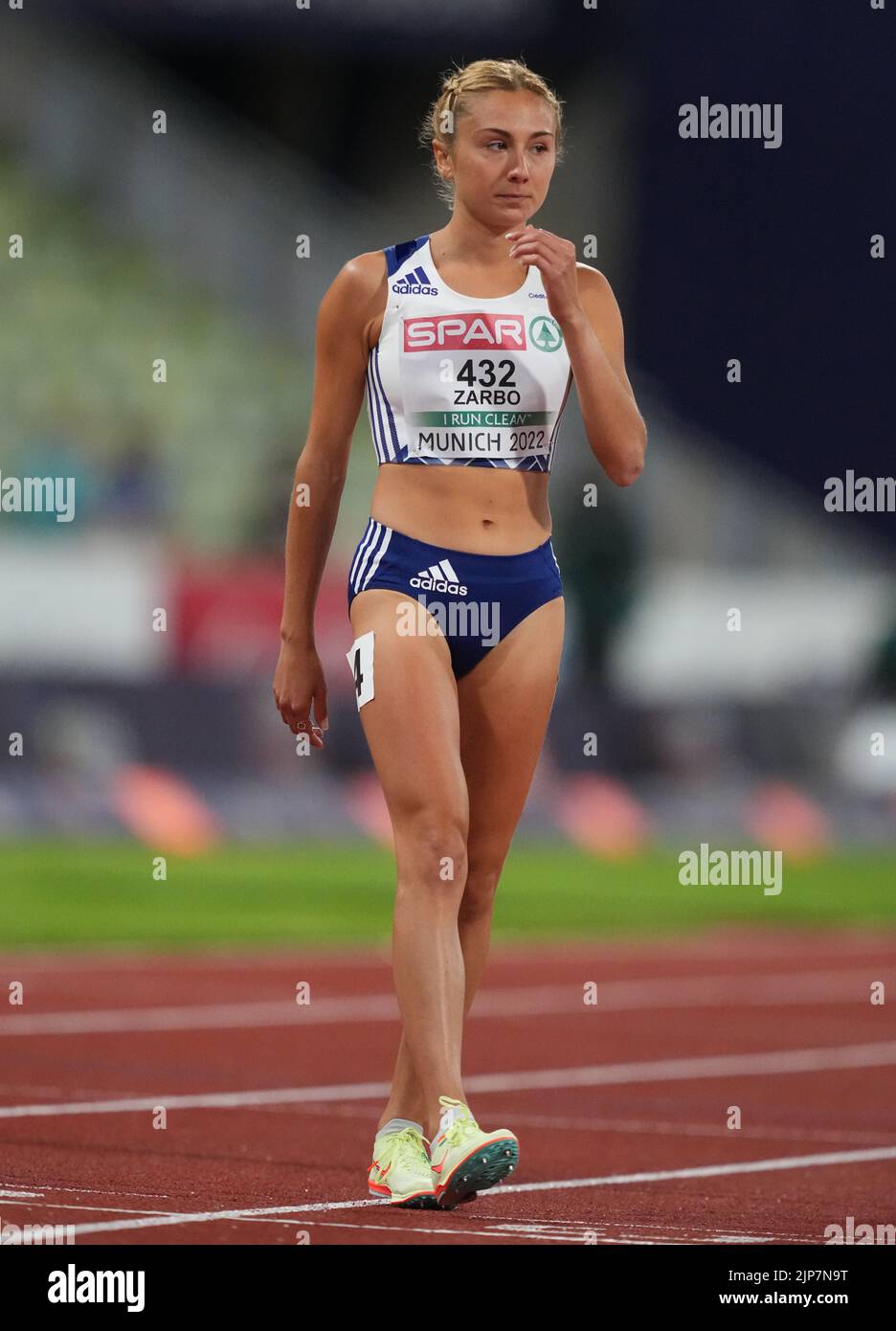 Munich, Germany. 15th Aug, 2022. Athletics: European Championship, Women: 10000 meters, Final ...
