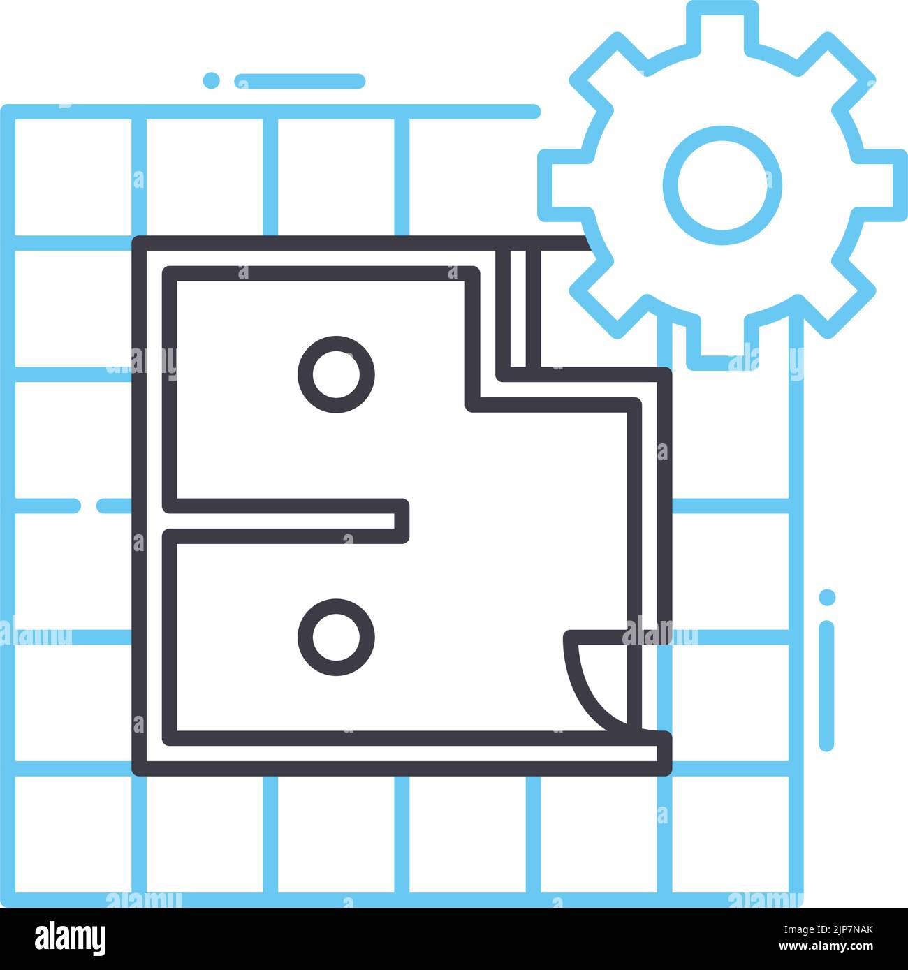 Blueprint process Stock Vector Images - Alamy