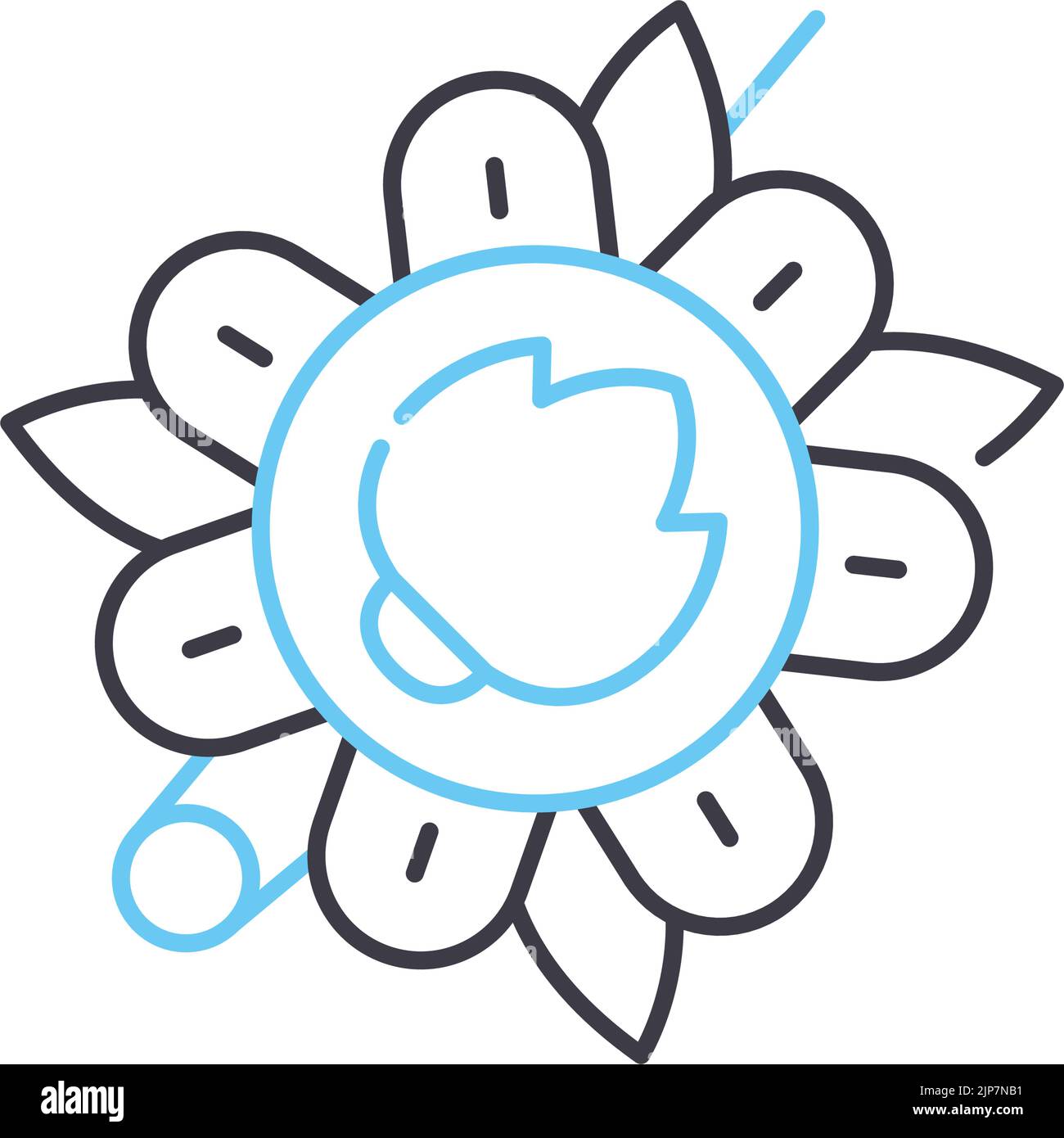 Black pin brooch Stock Vector Images - Alamy