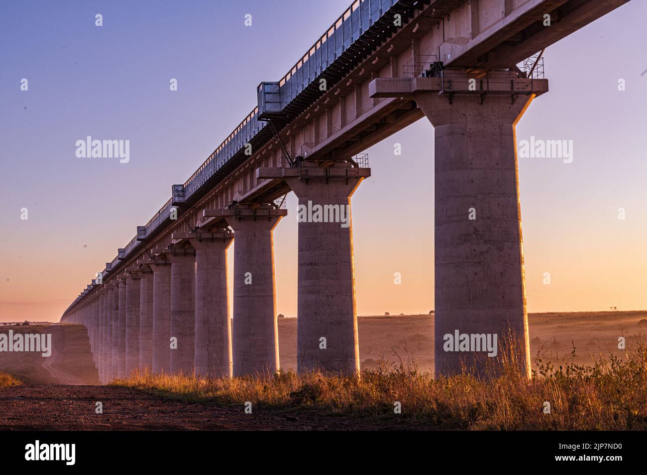 Nairobi National Park Kenya Railway Bridge Standard gauge railway ...