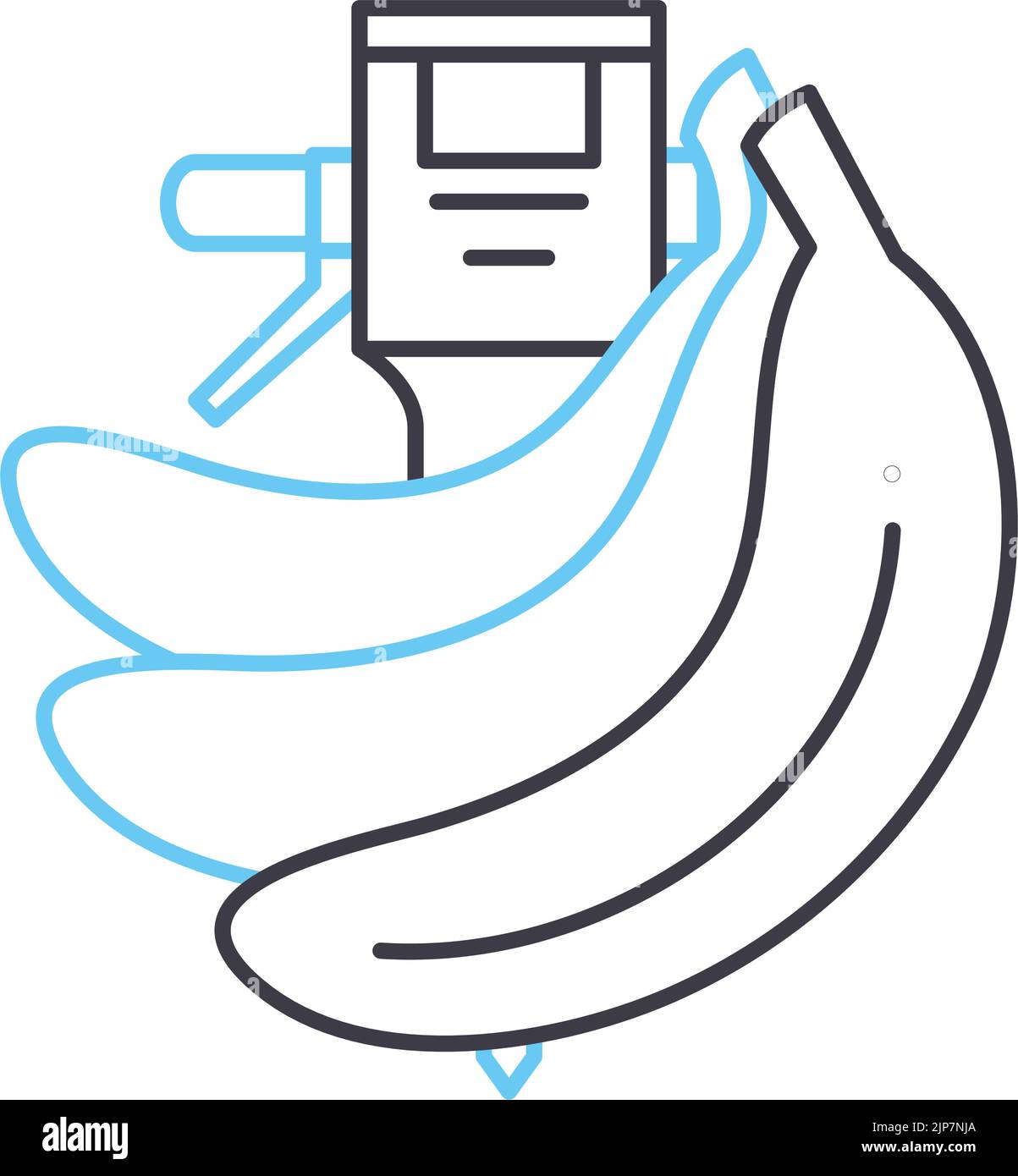 concrete breaker line icon, outline symbol, vector illustration ...