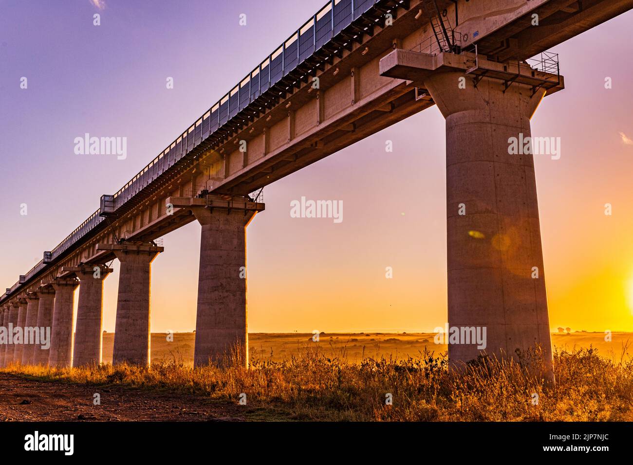 Nairobi National Park Kenya Railway Bridge Standard gauge railway ...