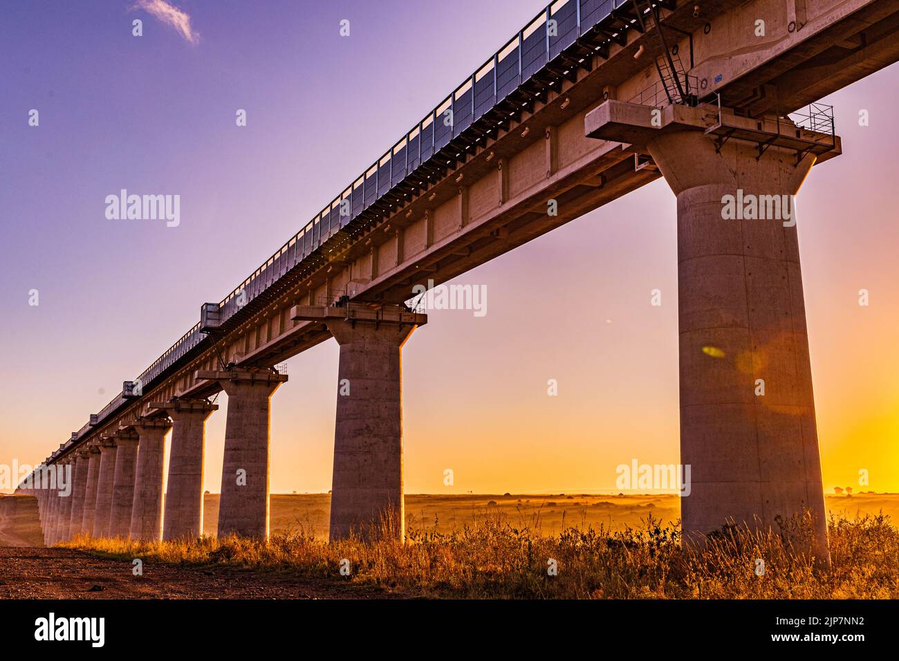Nairobi National Park Kenya Railway Bridge Standard gauge railway ...