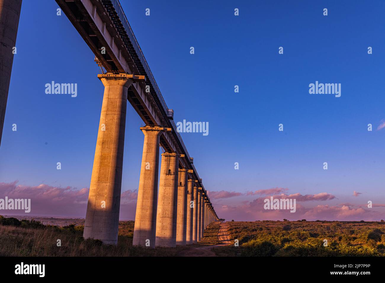 Nairobi National Park Kenya Railway Bridge Standard gauge railway ...