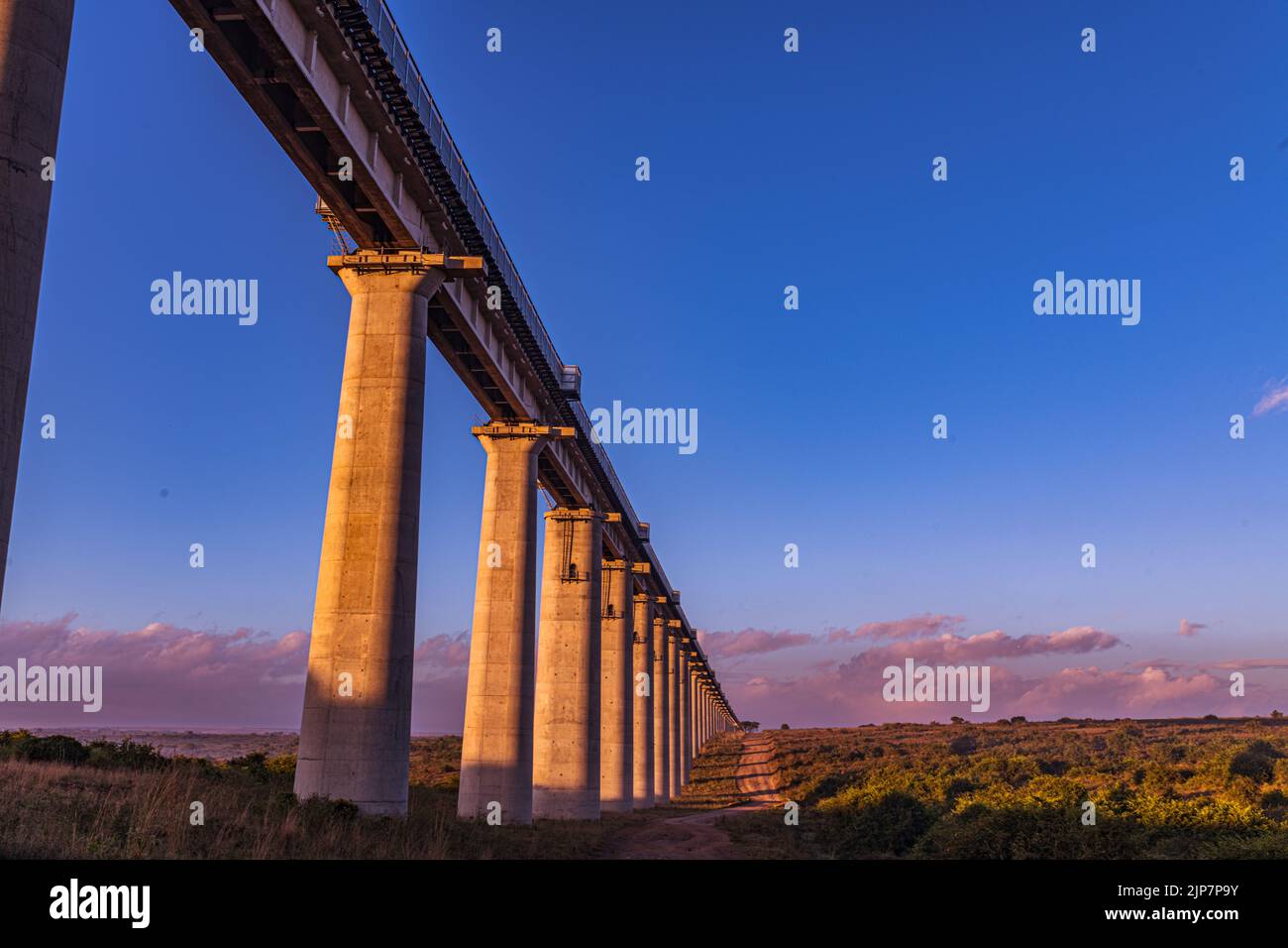 Nairobi National Park Kenya Railway Bridge Standard gauge railway ...