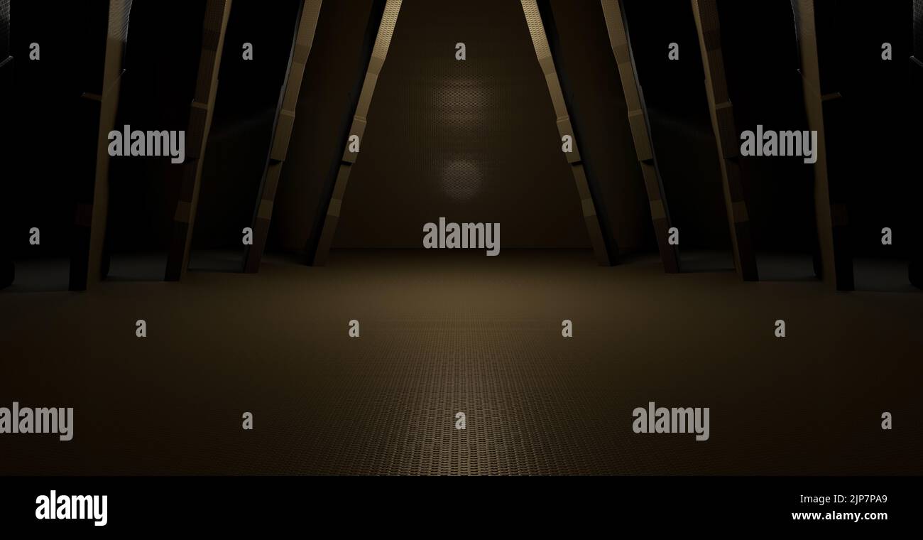 Computerized Inter Galactic Concrete Alien Showroom Silver Gray ...