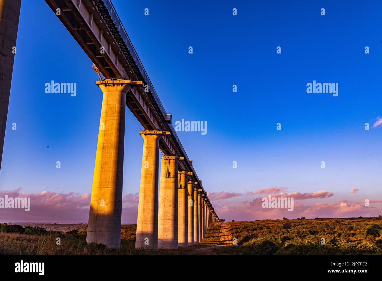 Nairobi National Park Kenya Railway Bridge Standard gauge railway ...