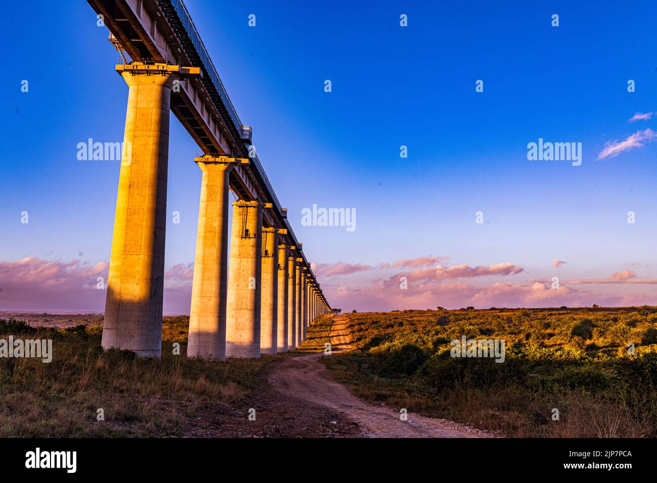 Nairobi National Park Kenya Railway Bridge Standard gauge railway ...