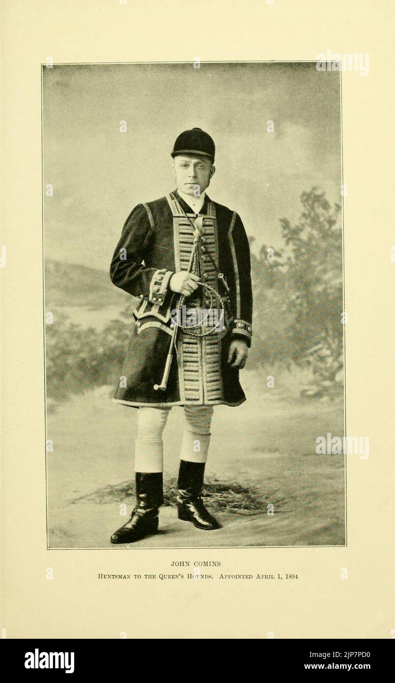 The queen's hounds and stag-hunting recollections Stock Photo - Alamy