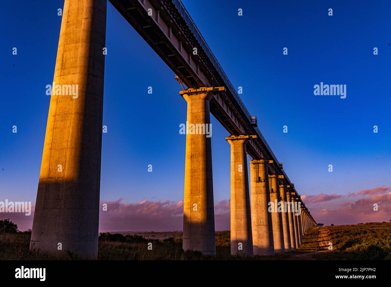 Nairobi National Park Kenya Railway Bridge Standard gauge railway ...