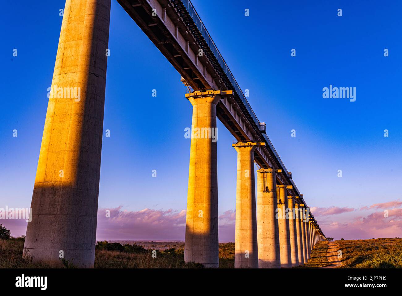 Nairobi National Park Kenya Railway Bridge Standard gauge railway ...