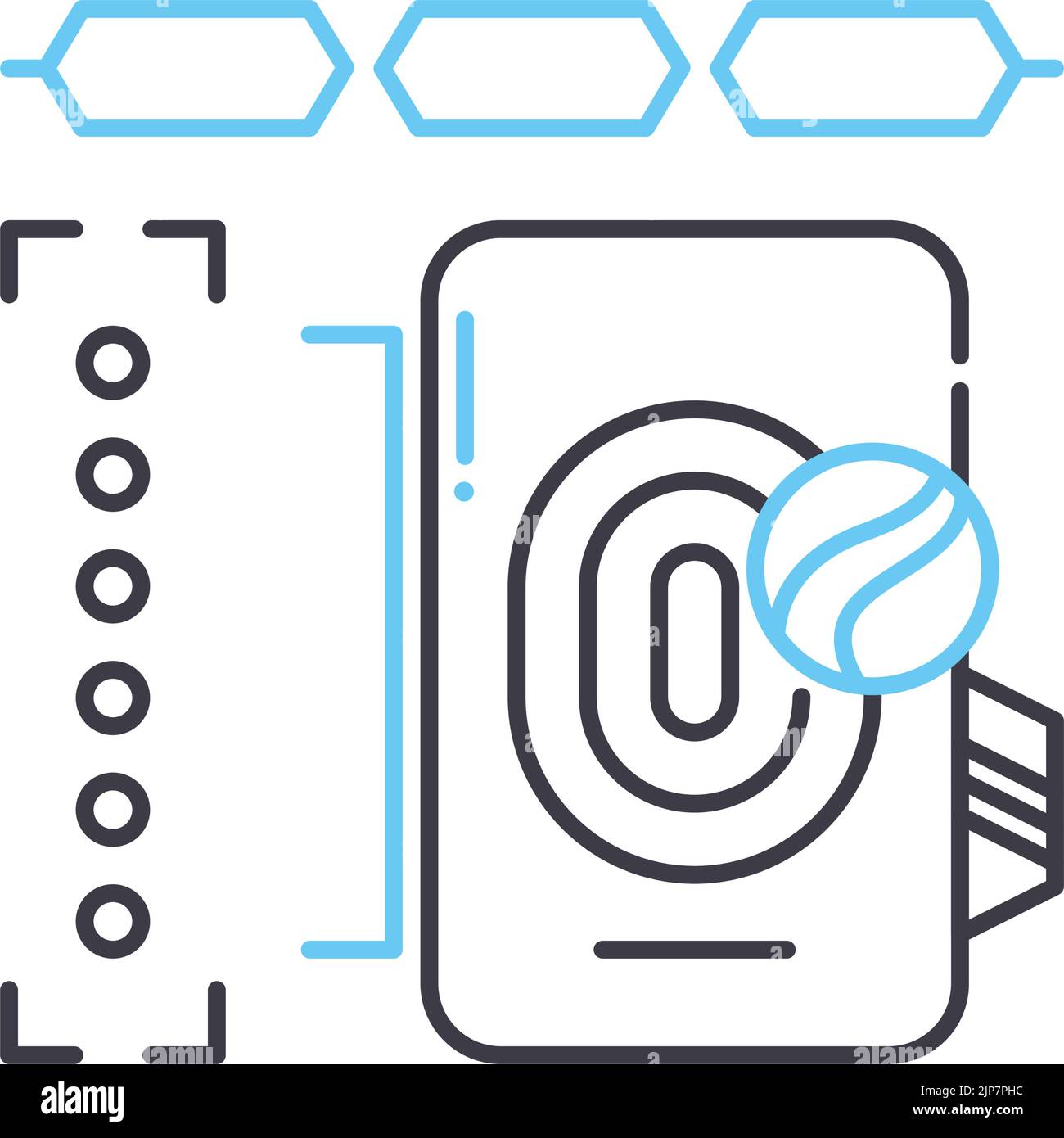 Cyber id icon set hi-res stock photography and images - Alamy