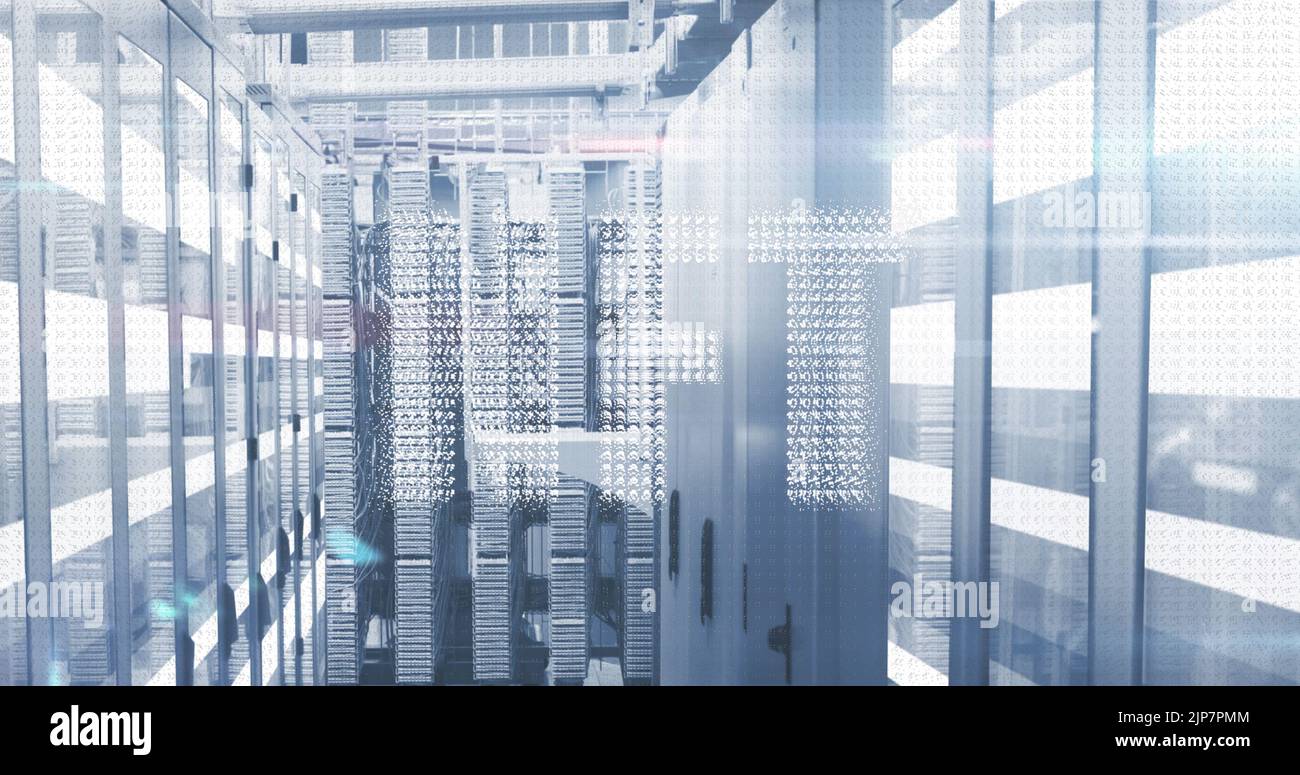 Image of nft text over server room Stock Photo - Alamy