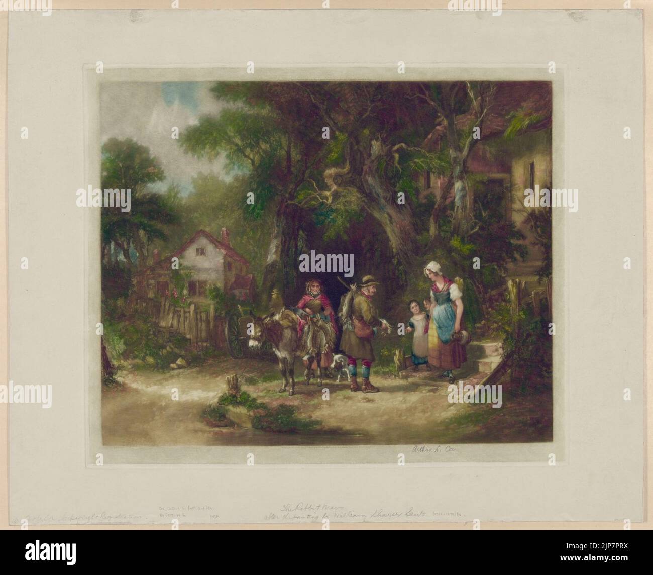 The rabbit man Stock Photo - Alamy