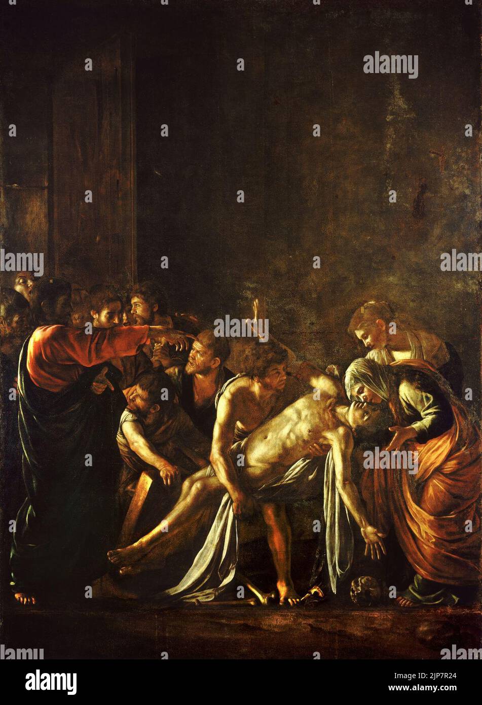 The Raising of Lazarus-Caravaggio (c. 1609 Stock Photo - Alamy