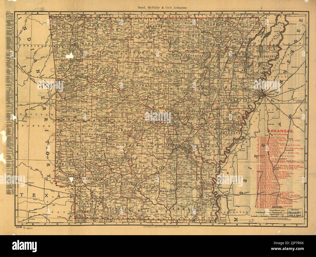 The Rand McNally indexed county and township pocket map and shippers ...