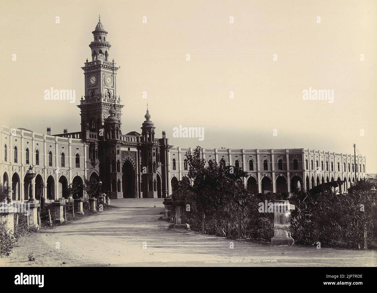 The Reay Gate clock tower, Junagadh Stock Photo - Alamy