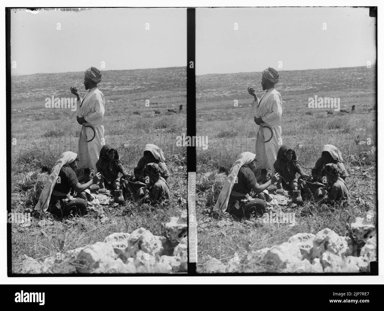 The reapers' repast Stock Photo - Alamy