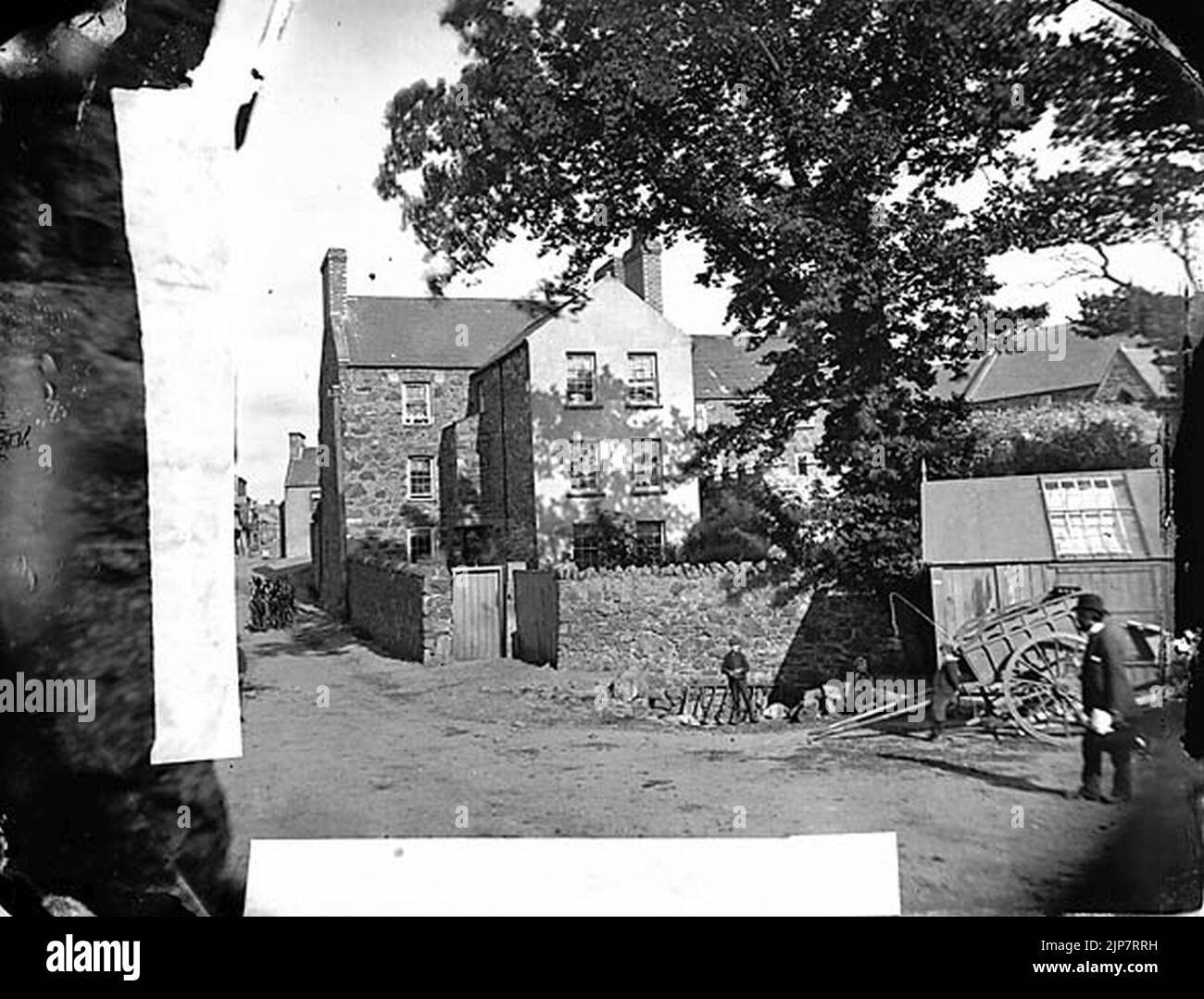 The rectory, Llannerch-y-medd Stock Photo - Alamy