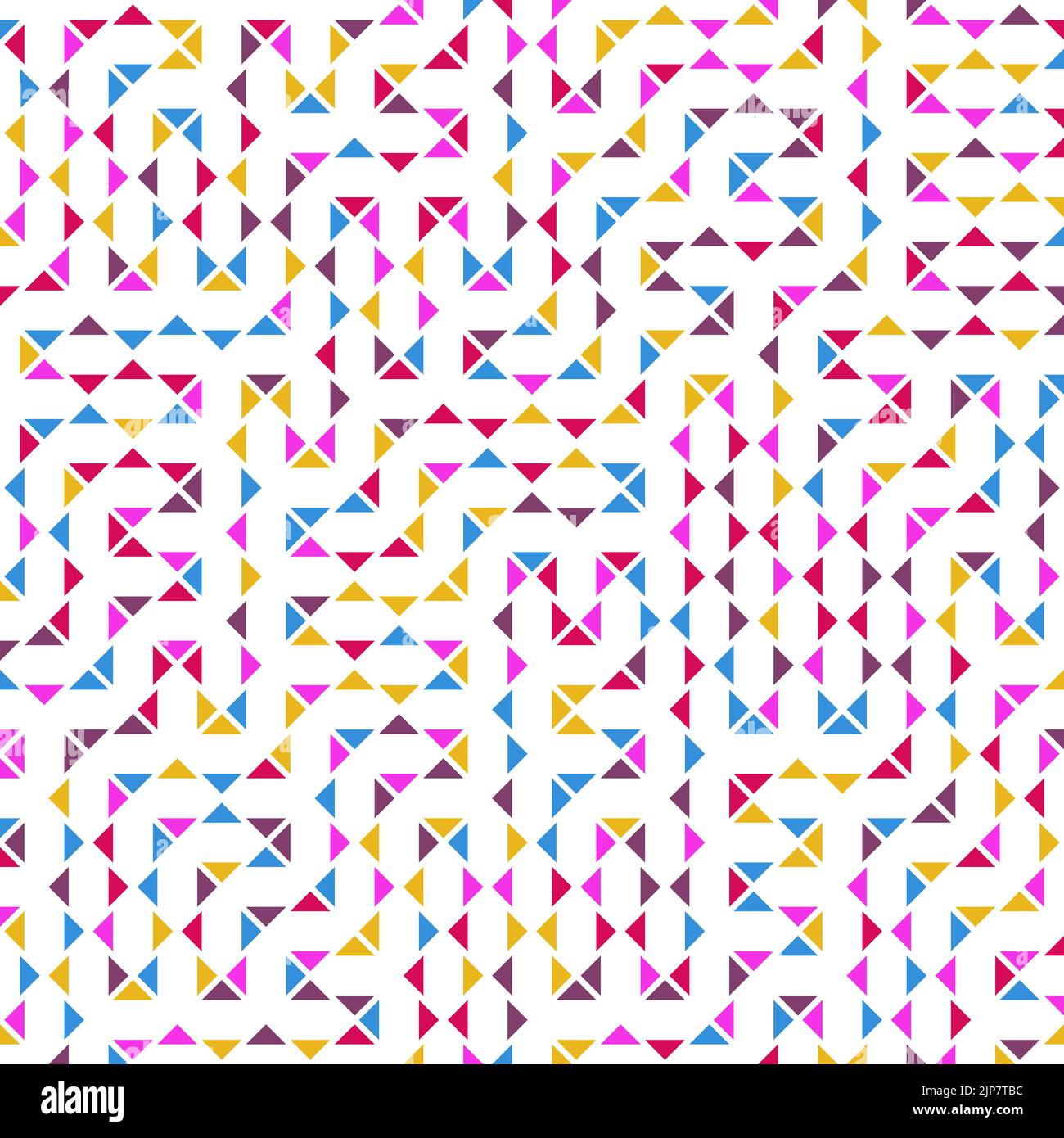 Colorised Rhombuses tiles tessellation pattern illustration Stock ...