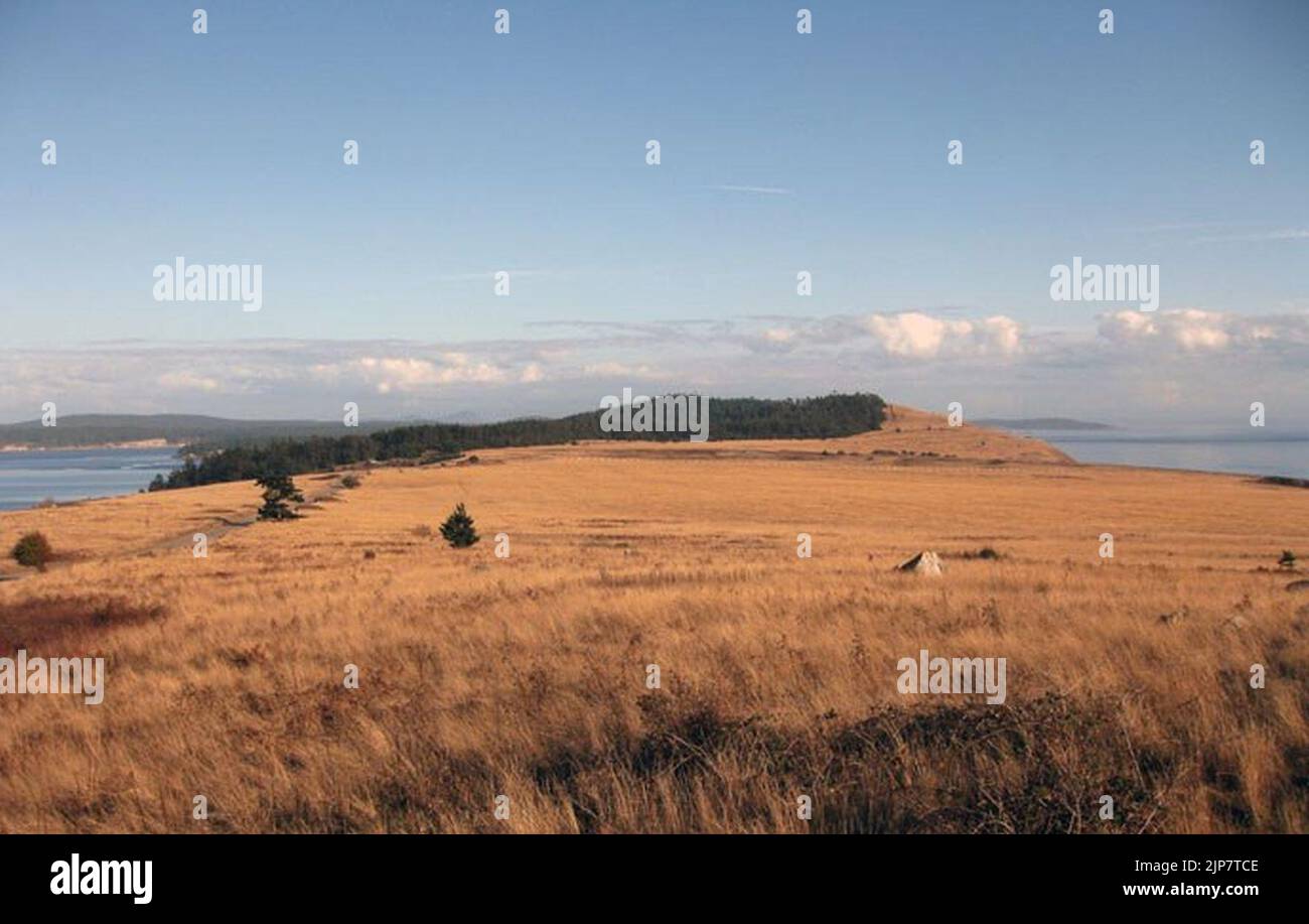 The redoubt commanding view of SJI southern tip and approach from ...