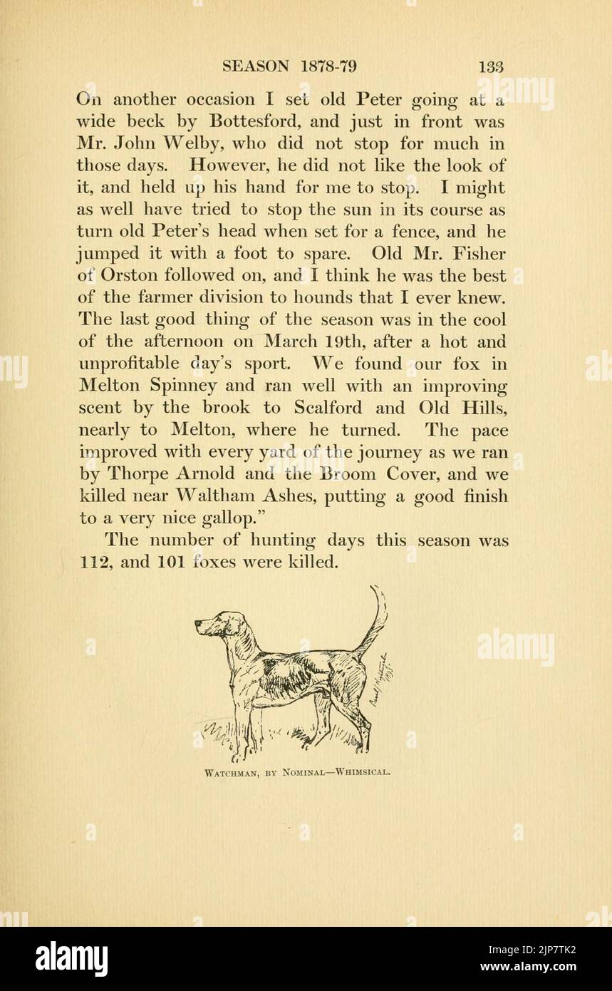 The reminiscences of Frank Gillard (huntsman) (Page 133 Stock Photo - Alamy