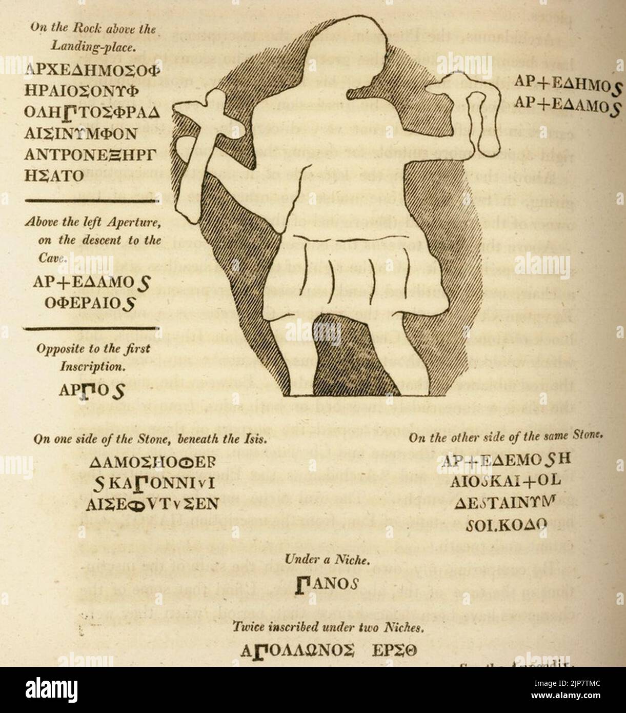 The relief of Archedemos in Vari Cave - Hobhouse John Cam Lord ...