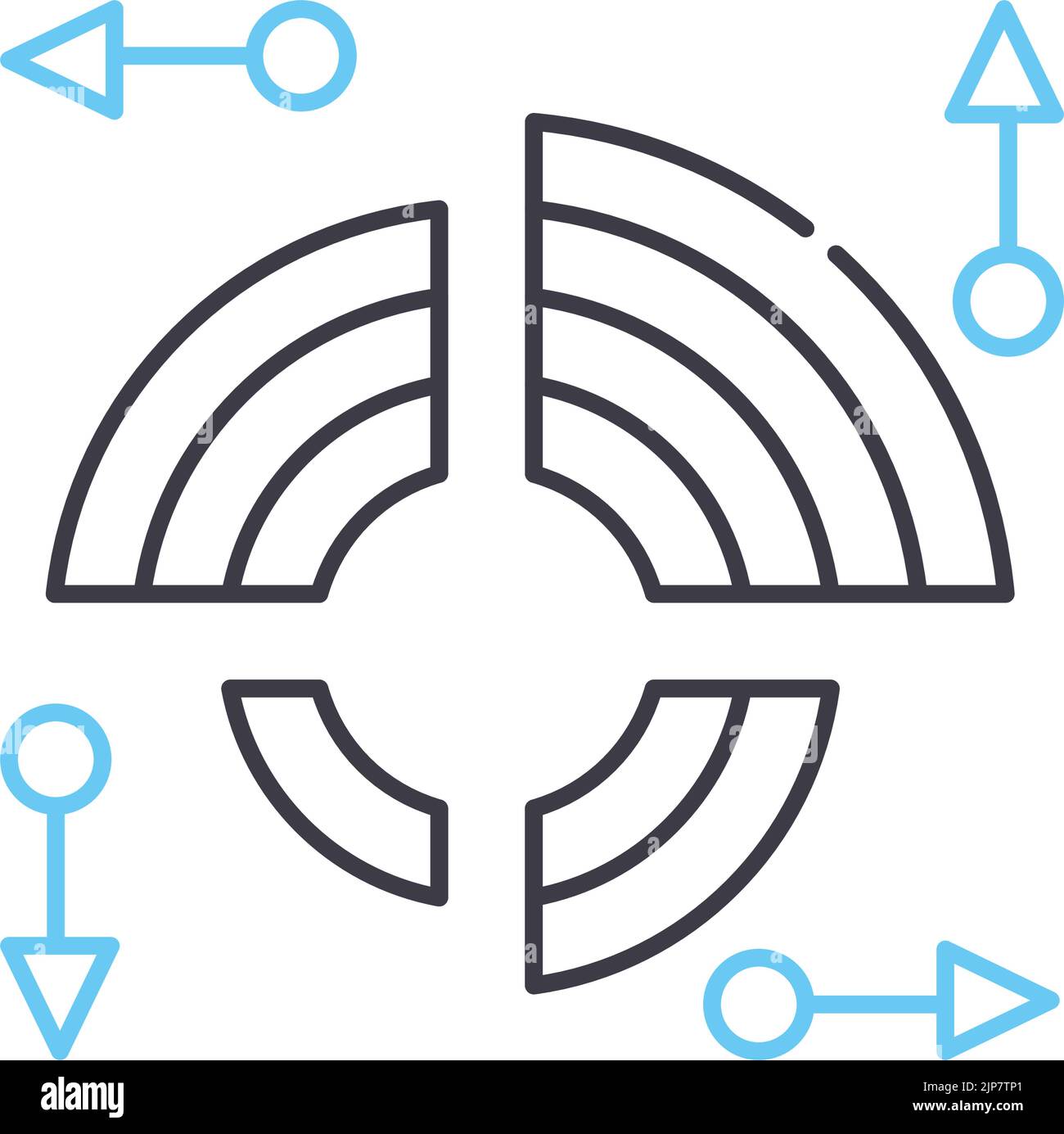 cloud analytics line icon, outline symbol, vector illustration, concept ... cloud analytics line icon, outline symbol, vector illustration, concept ...