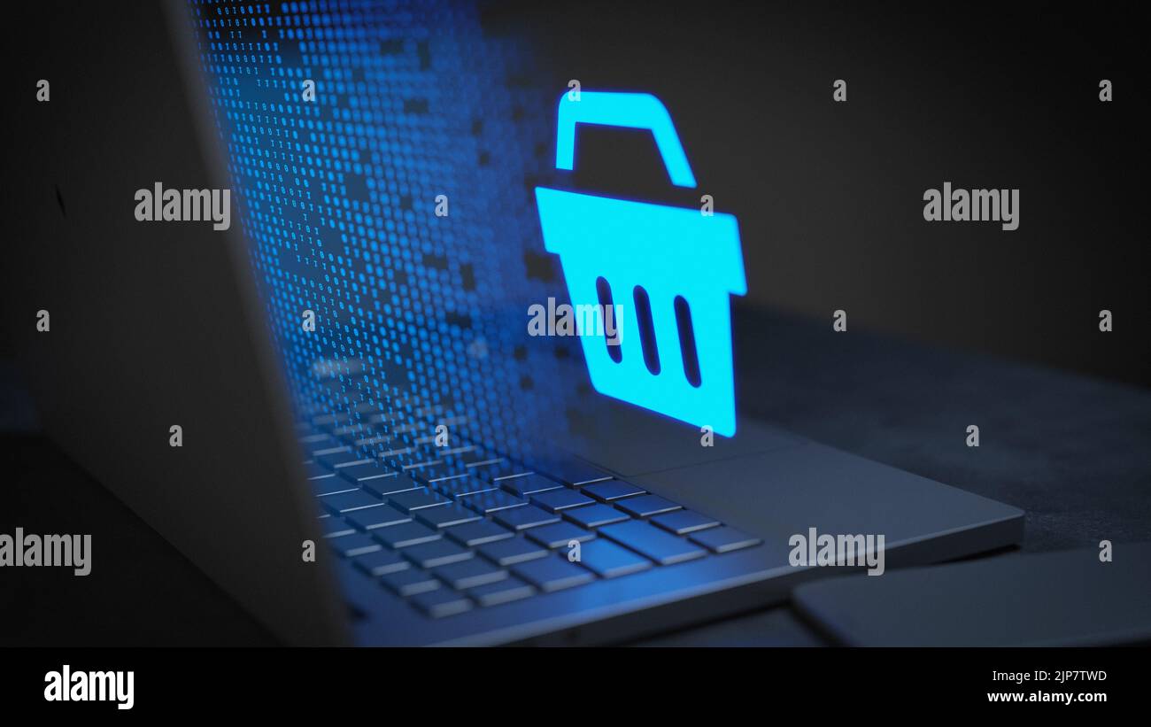 Ecommerce online shopping ecart estore concept 3D Illustration Stock ...