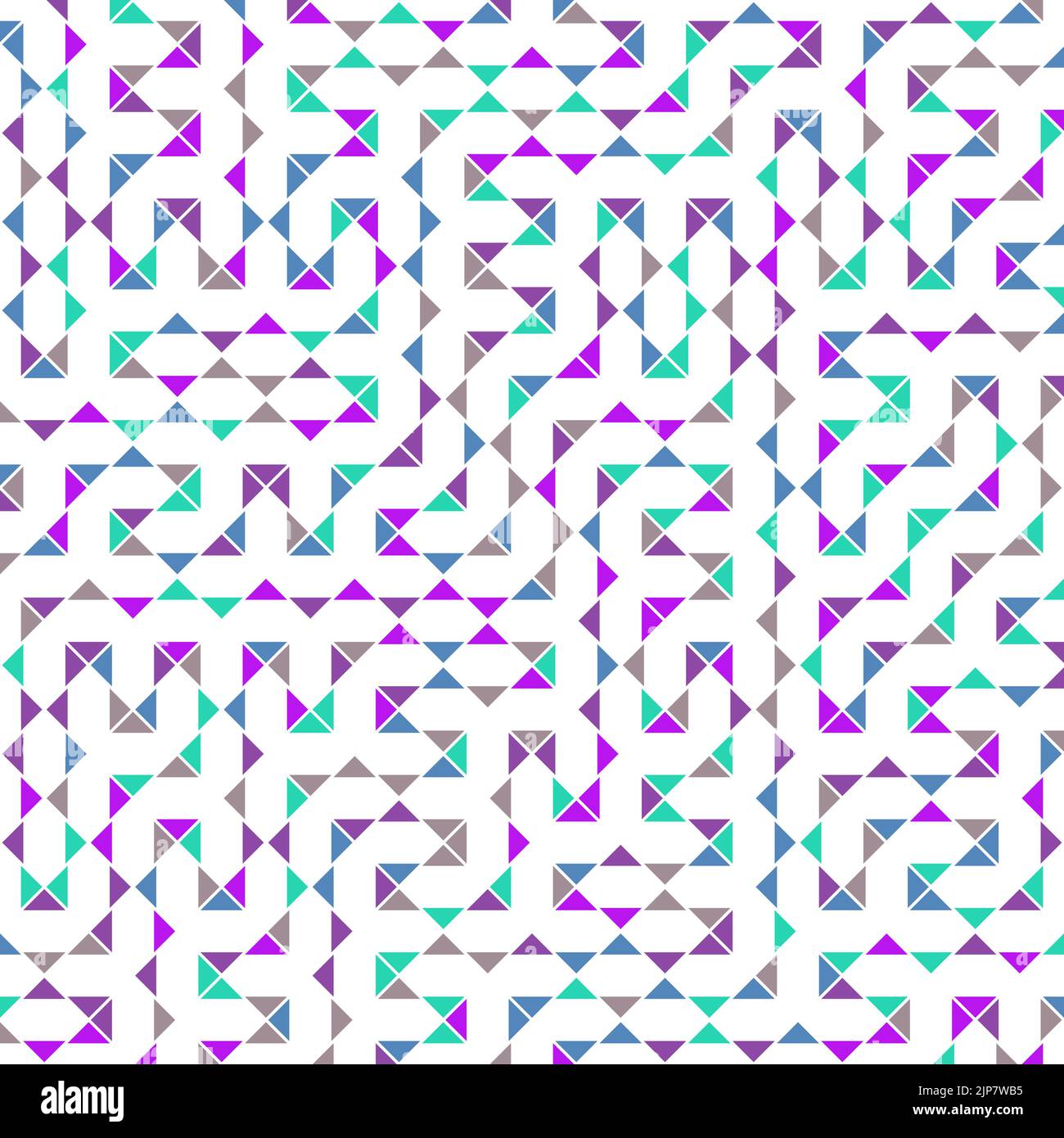 Colorised Rhombuses tiles tessellation pattern illustration Stock ...