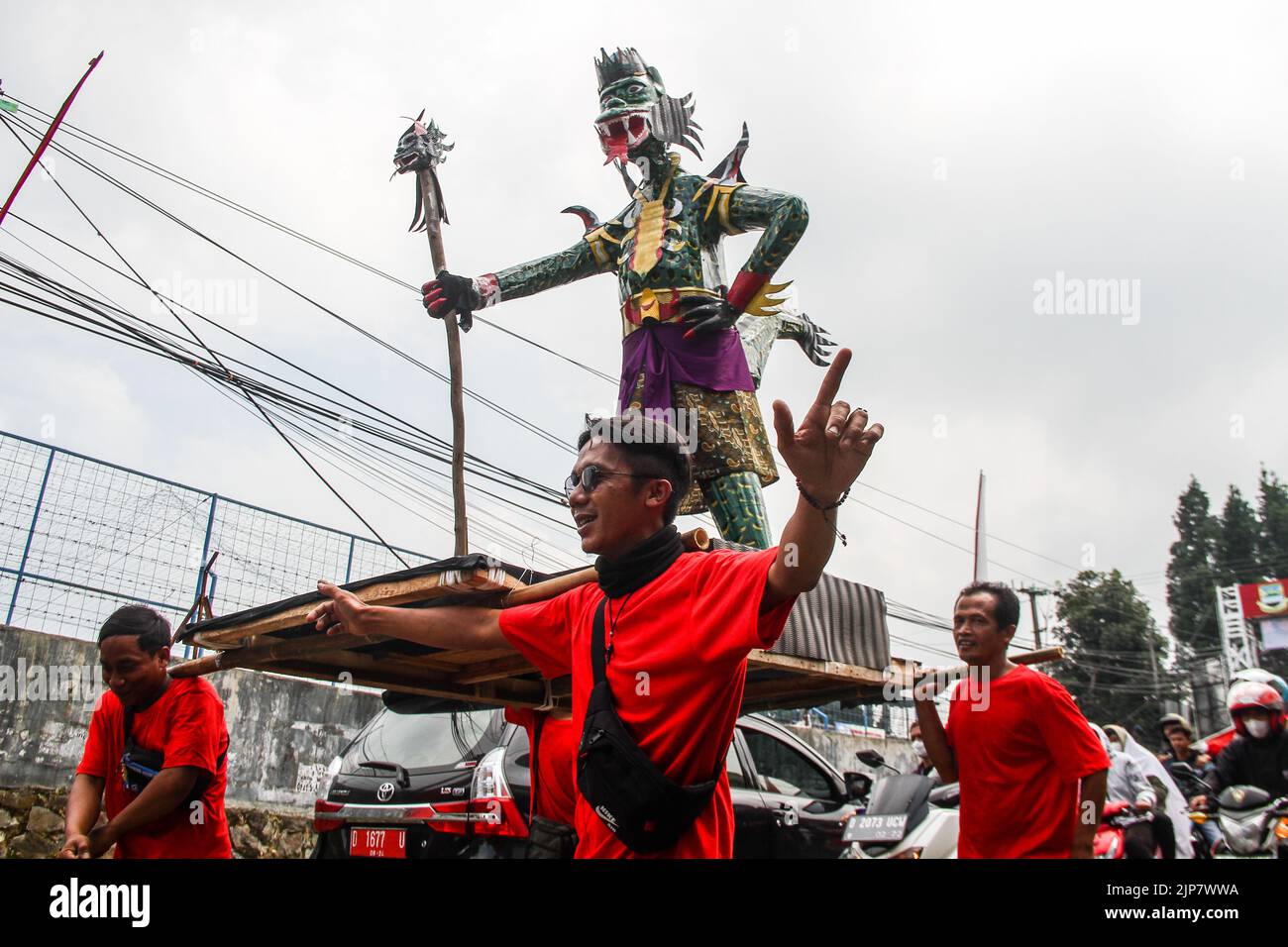 Parongpong, West Java, Indonesia. 16th Aug, 2022. Residents took part ...