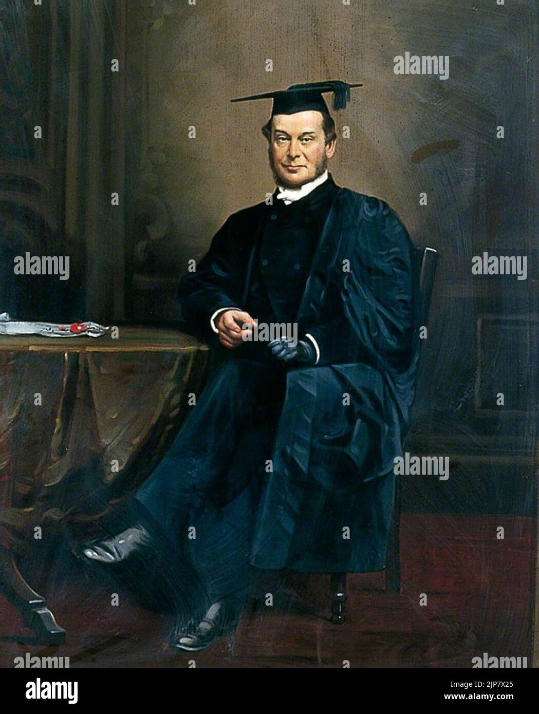 The Reverend John Whitton Darnbrough by Anon Stock Photo - Alamy