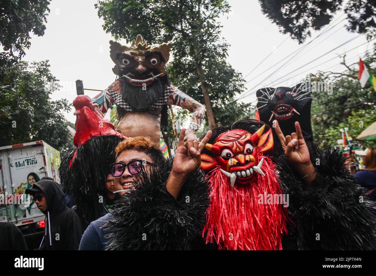 Parongpong, West Java, Indonesia. 16th Aug, 2022. Residents took part ...