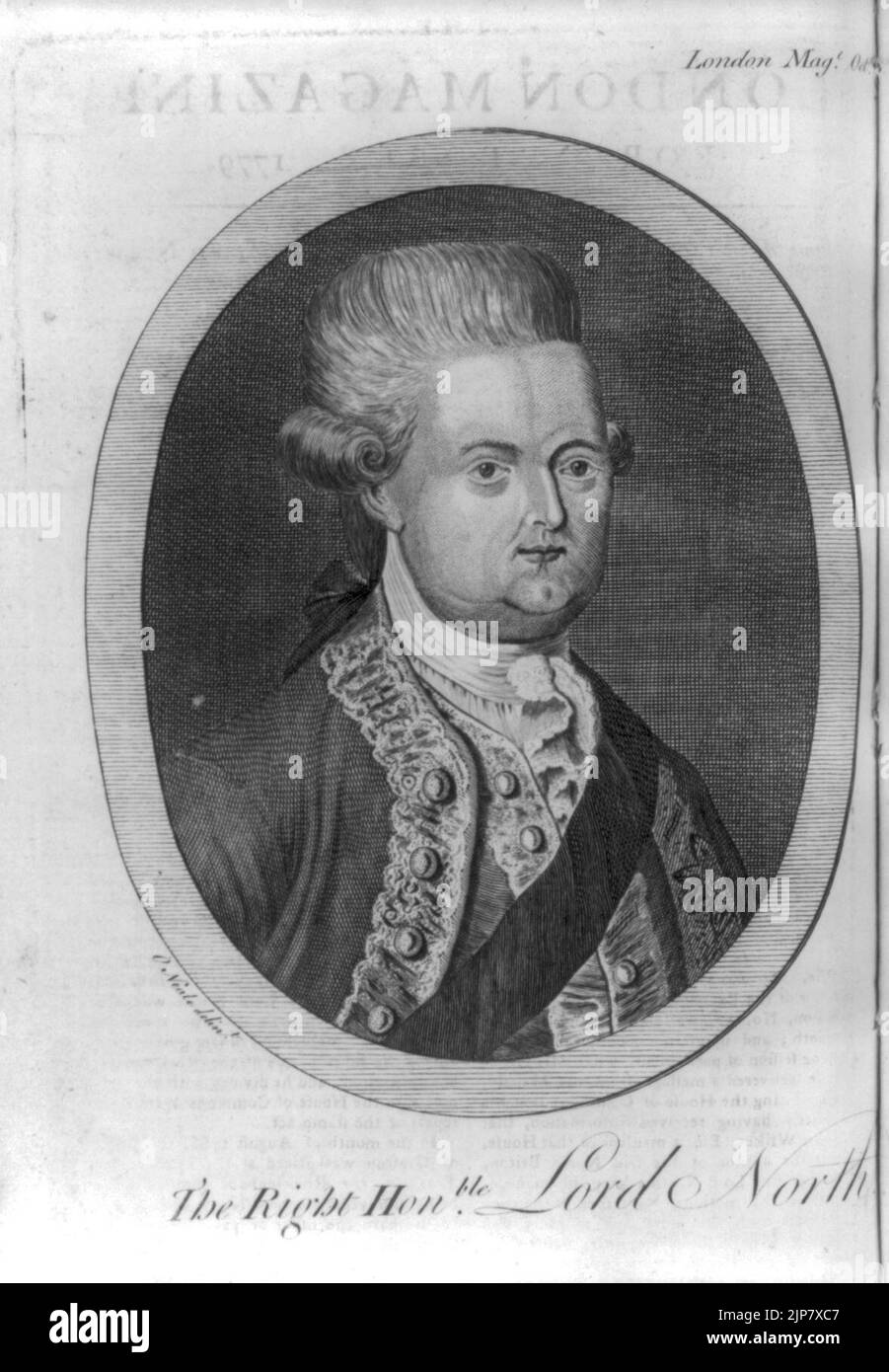 The right hon'ble. Lord North - O Neale delint Stock Photo - Alamy