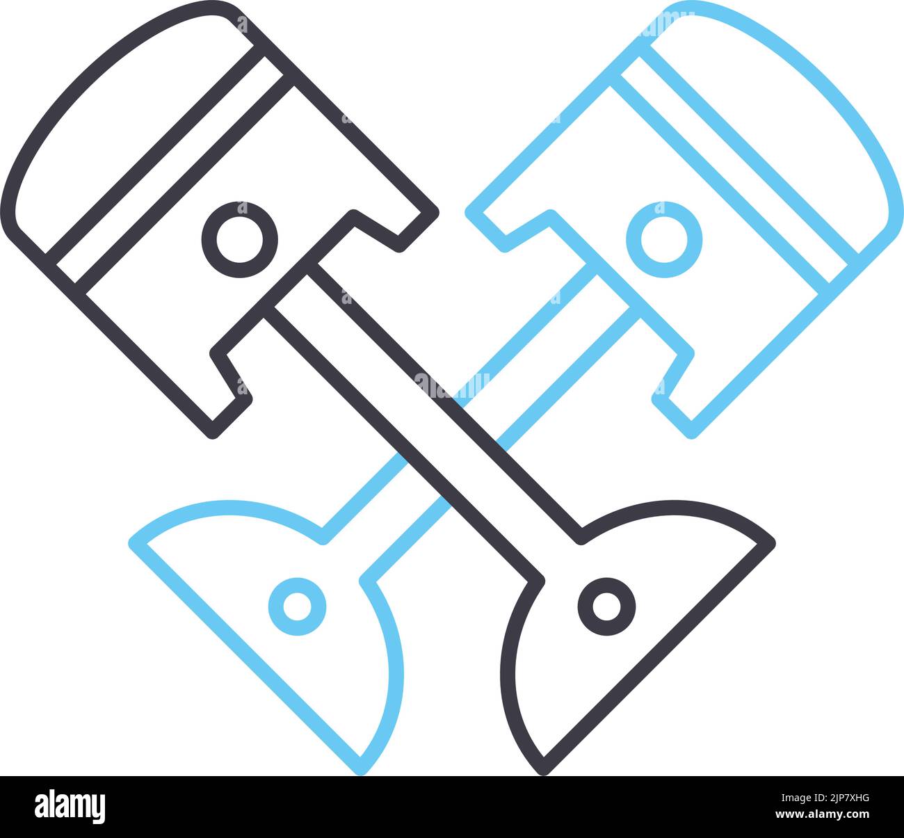Engine piston wrench sign Stock Vector Images - Alamy