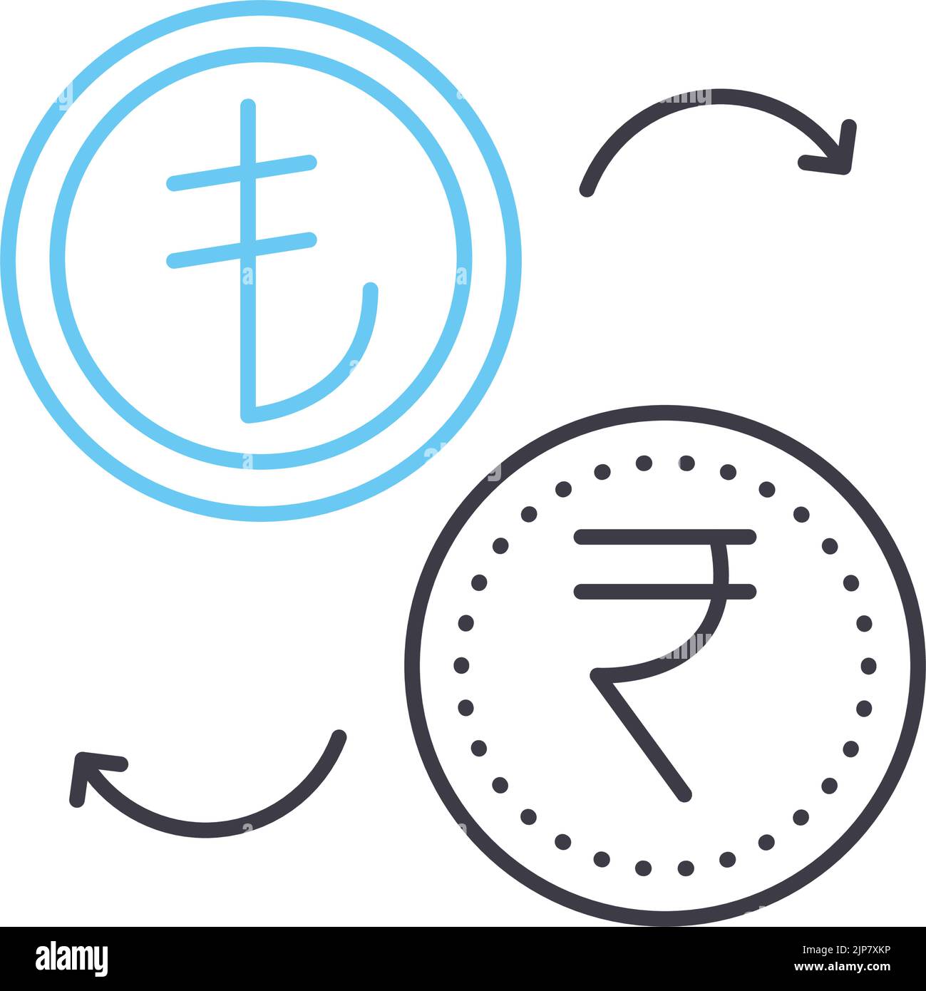 connect line icon, outline symbol, vector illustration, concept sign ...