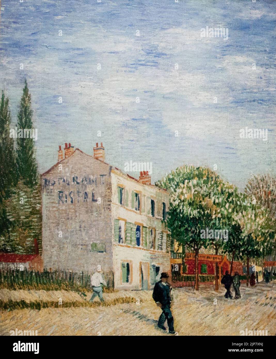 The Rispal Restaurant in Aspieres - My Dream Stock Photo - Alamy